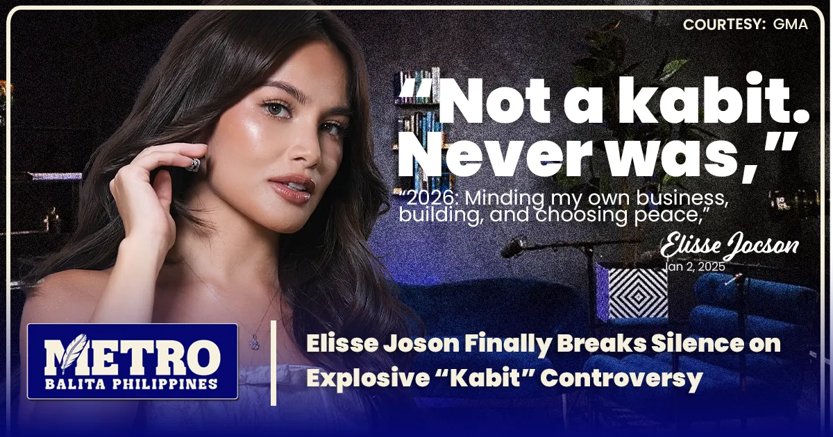 Elisse Joson Speaks Up, Clears Name in Viral Kabit Issue