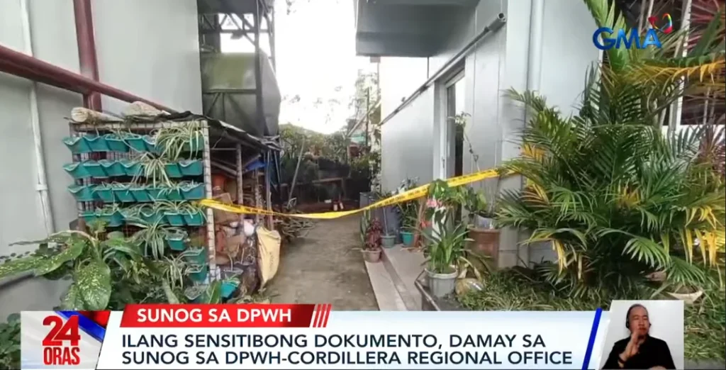 Sunog sa Cordillera: DPWH Office Bantay-Sarado